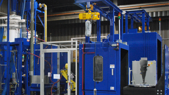Robotic System for Glass-Bead Peening | New Equipment Digest