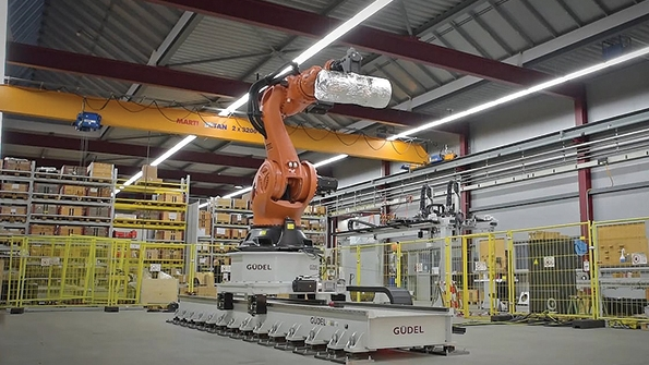 TrackMotion Floor Track for Heavyweight Robots | New Equipment Digest