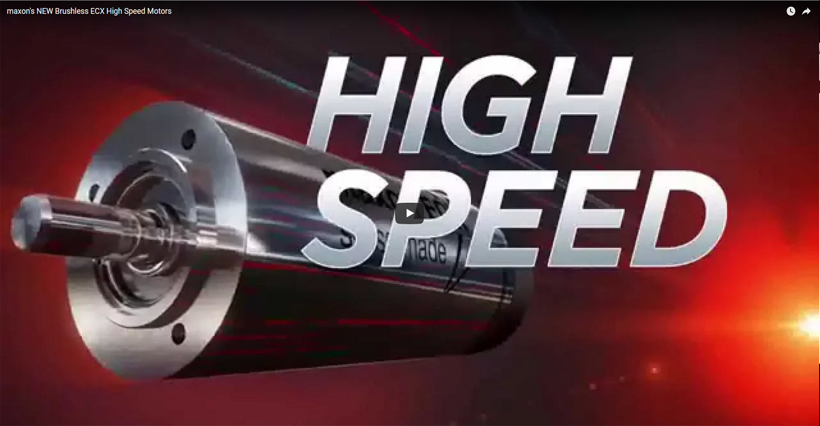 maxon's NEW Brushless ECX High Speed Motors | New Equipment Digest