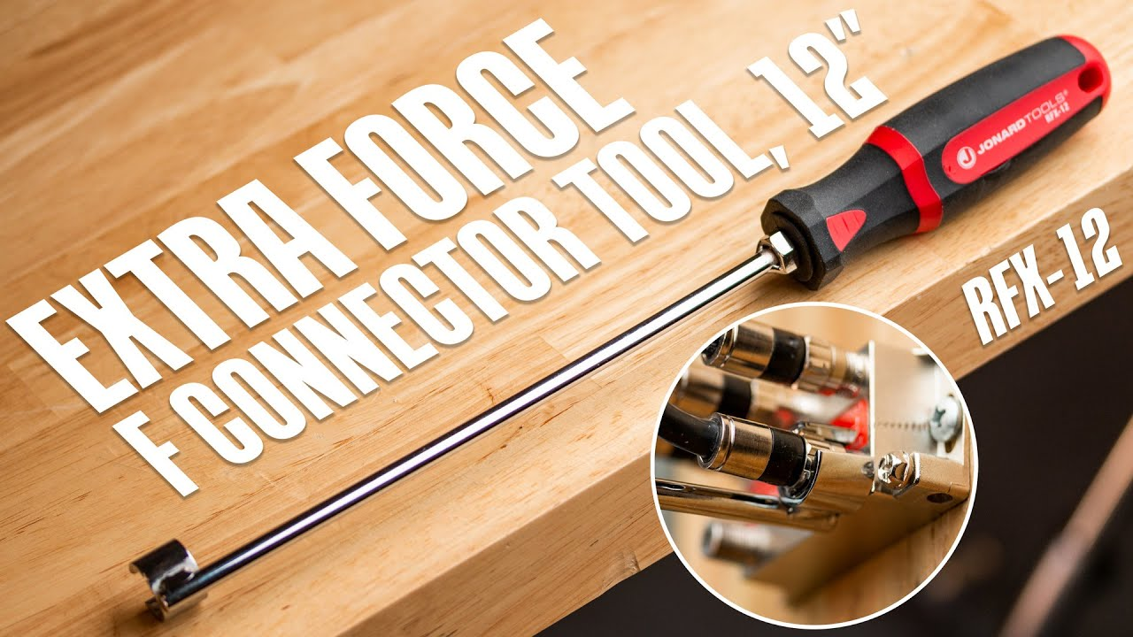 Extra Force F Connector Tool, 12" | New Equipment Digest