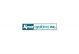 Epax Systems, inc. | New Equipment Digest