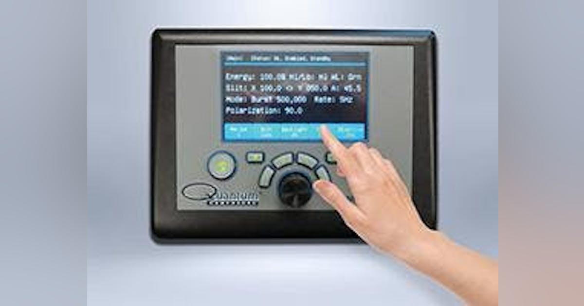 Touchscreen Smart Controller for Laser Systems | New Equipment Digest Touchscreen Smart Controller for Laser Systems | New Equipment Digest