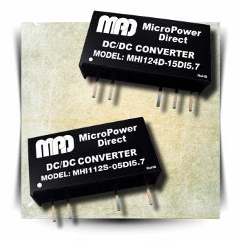 High Isolation DC/DC Converters Available in 40 Different Models | New ...