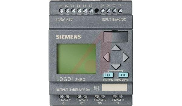 LOGO! 24RC, Input Voltage 24 V AC/DC, 8Digital Inputs, 4 Relay Outputs | New Equipment Digest