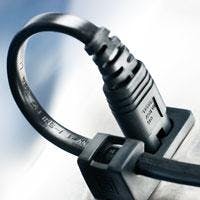 Cord Retaining System for IEC C8 Appliance Inlets | New Equipment Digest