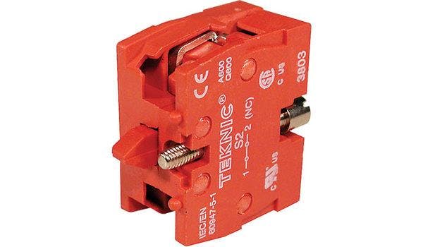 Contact Block; NC; Panel Mount; Silver;22 mm | New Equipment Digest