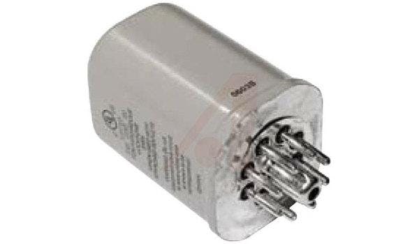 Relay; Hermetic Octal,8 Pin , DPDT, 12 Amp Rating, 24 VDC, Plug-in ...