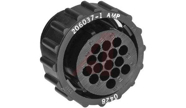 Connector, CPC; 16; Plug; Wire; 17; AllPlastic; 15/16-20 UNEF-2A; Free ...