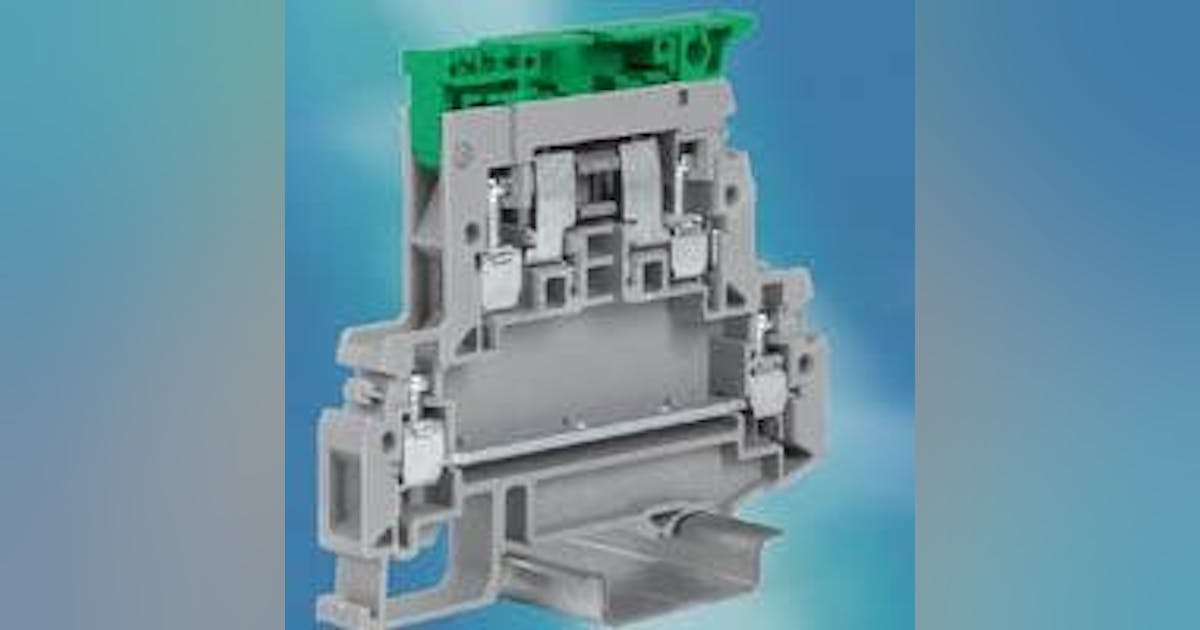 Double Level Fuse Terminal Blocks | New Equipment Digest Double Level Fuse Terminal Blocks | New Equipment Digest