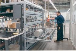 Custom, Adjustable Roll-Out Shelving Storage Systems | New Equipment Digest