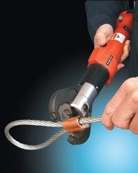 Battery-Powered Compression Tools Speed Wire Rope Splicing | New ...
