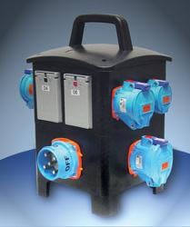 Rubber Power Distribution Boxes Featuring Switch Rated Plugs and ...