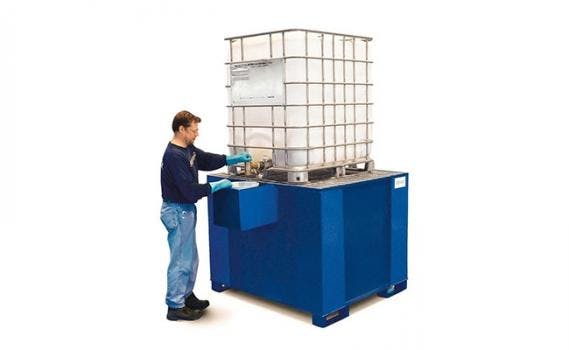 DENIOS IBC Spill Containment Pallet Dispensing Stations | New Equipment ...