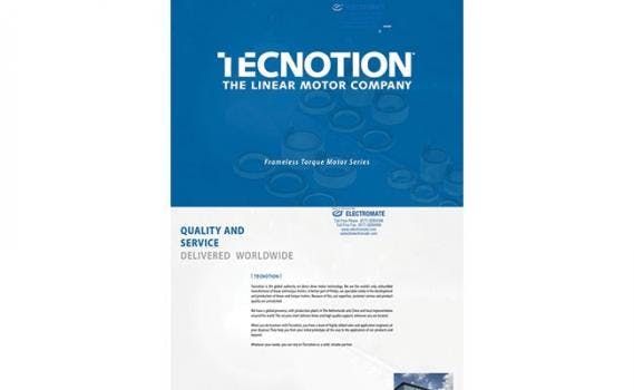 Tecnotion Torque Motor Catalog | New Equipment Digest